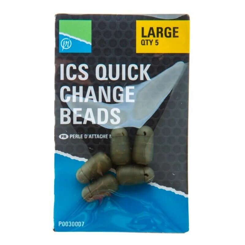 Preston Ics Quick Change Beads - Large эластичные быстросъемные бусины