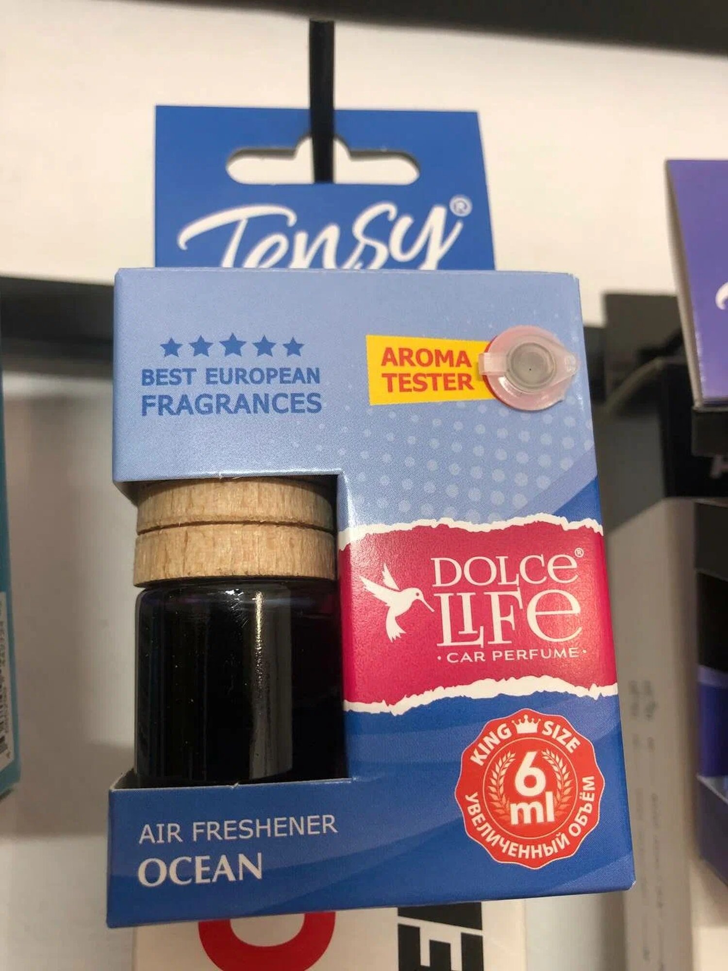 Ароматизатор подвесной бутылочка Tensy, 6 мл, TB-08