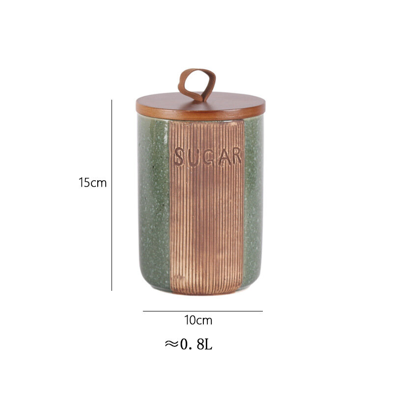 Керамические герметичные банки для домашнего использования, банки для хранения кофейных зерен, влаго- и пылезащитные, оптовая продажа пищевых дозирующих банок.