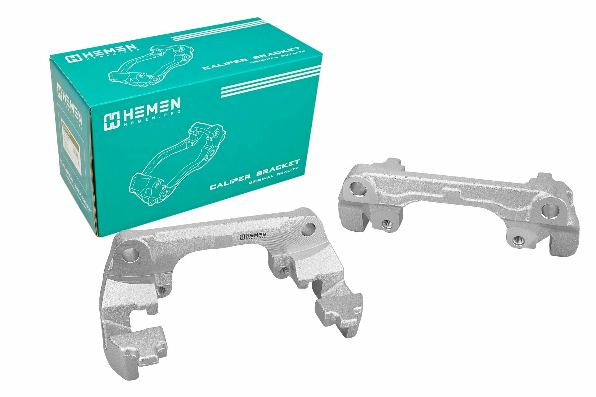 Скоба суппорта передняя левая Renault Megane II, III 02-, Scenic 03-, Fluence 10- (HCBFL006)