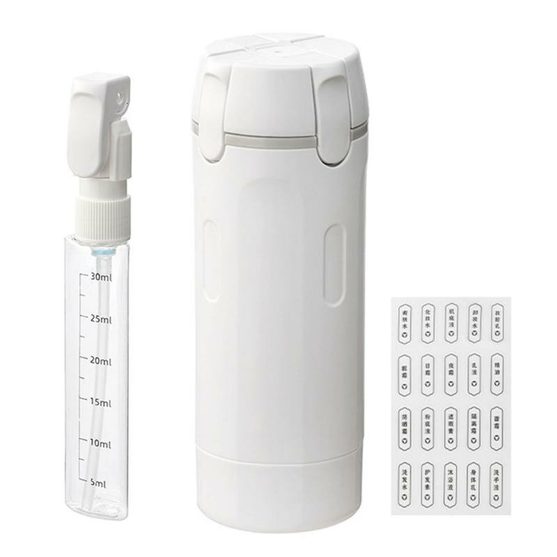 Непротекающие дорожные флаконы для косметики, Серый