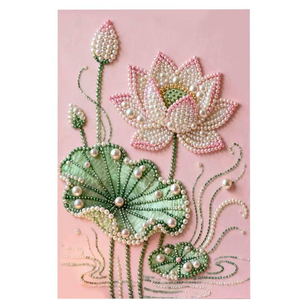 Роспись жемчугом своими руками, декоративная роспись в виде цветочного коллажа.