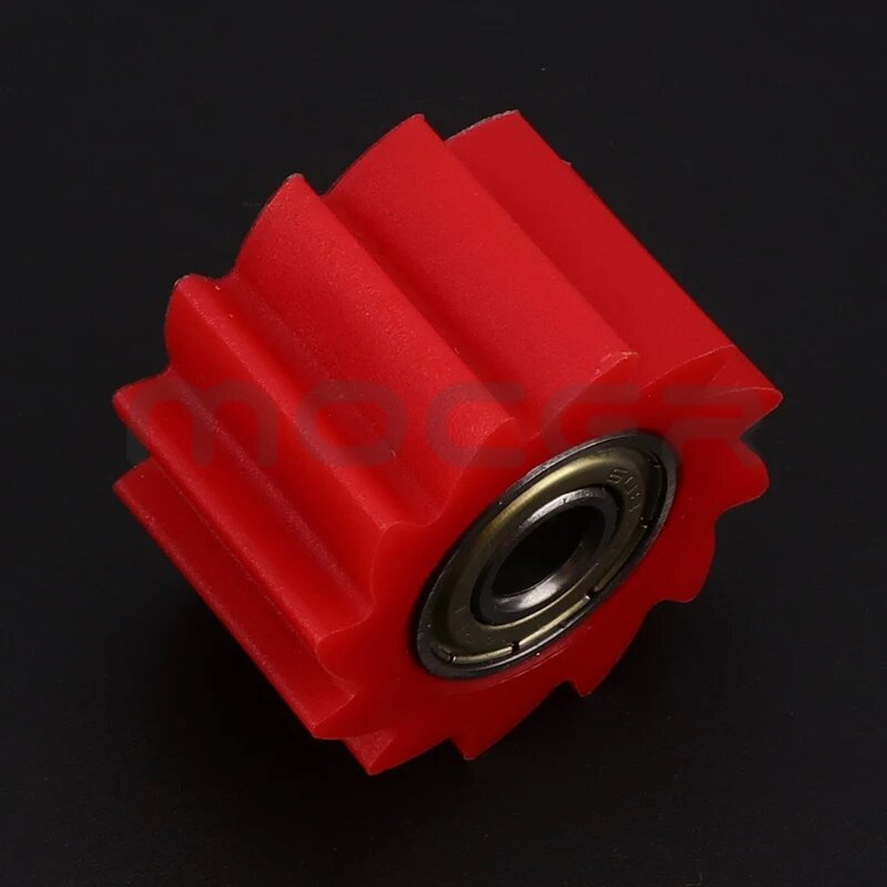 Ролик для мотоцикла, приводная цепь, роликовый натяжитель, руководство для Красный, 10MM Red