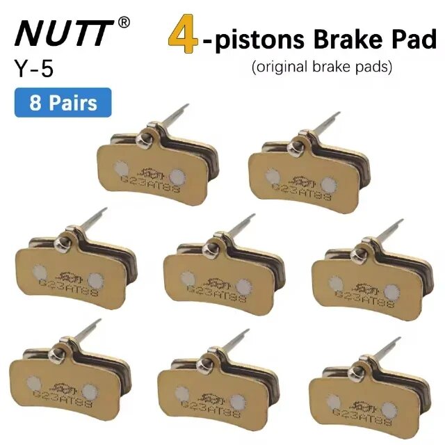 Тормозные колодки NUTT для скутера Y5 8 Pair Metal