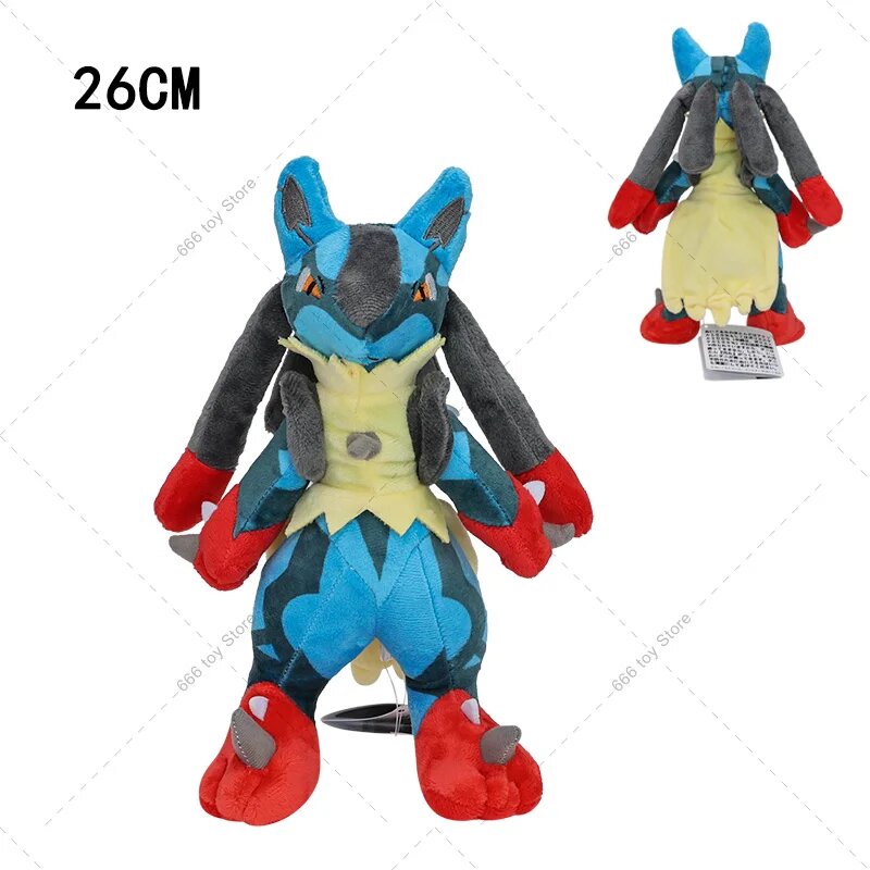 Плюшевые игрушки Pokemon Riolu Mega Lucario TAKARA TOMY B