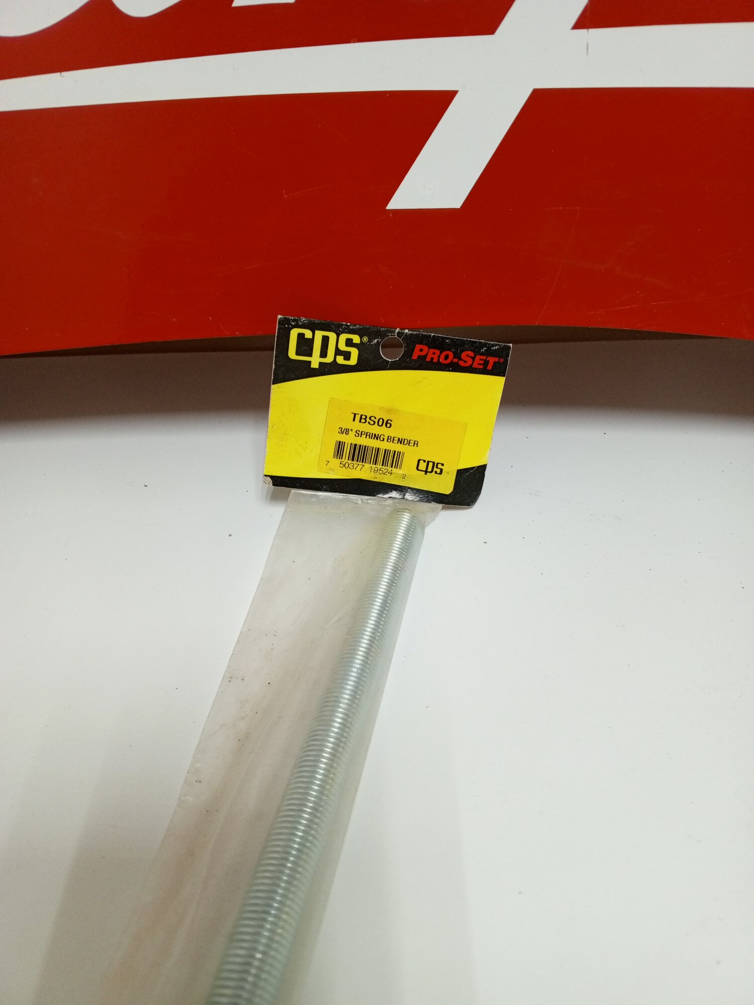 Трубогиб пружинный TBS06 (3/8˝) Для мягкой меди и алюминиевых труб