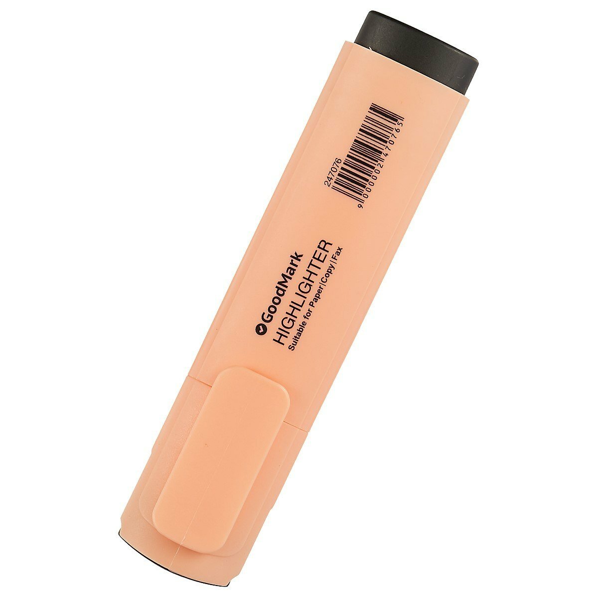 Текстовыделитель GoodMark, пастельный персиковый
