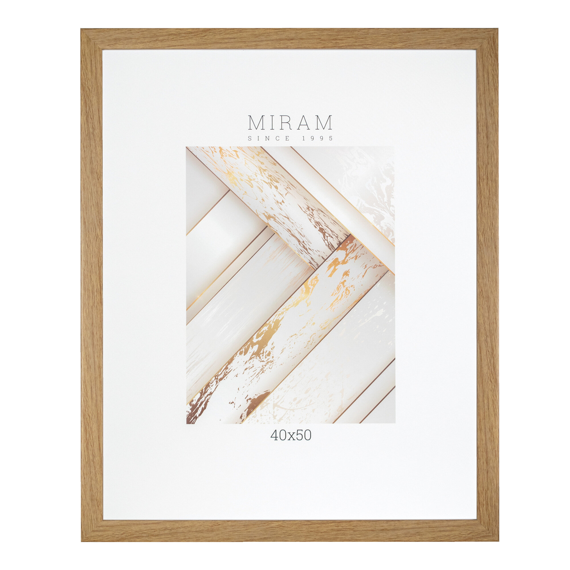 Фоторамка Мирам 40х50 см, светлый дуб