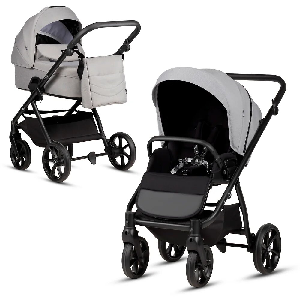 Детская коляска 2в1 Tutis Leo 3+, цвет Warm Grey (Песочный), артикул производителя 1582068