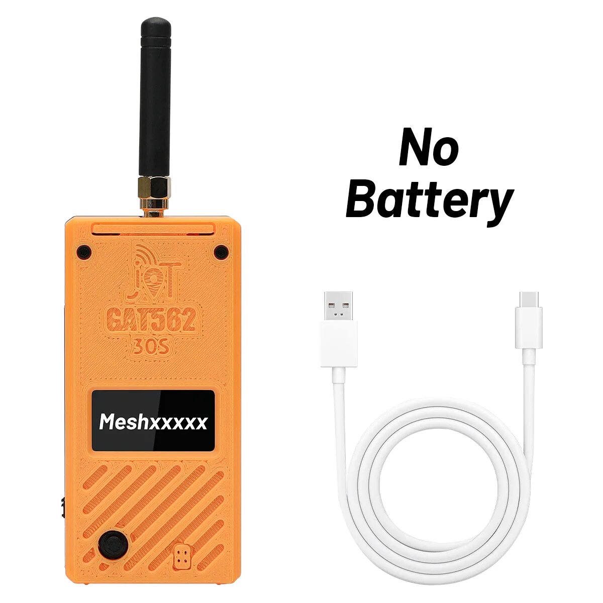 GAT562 30s 30dBm Высокомощная Mesh LoRa радиостанция, совместимая с Meshcore или 433 МГц, No Battery