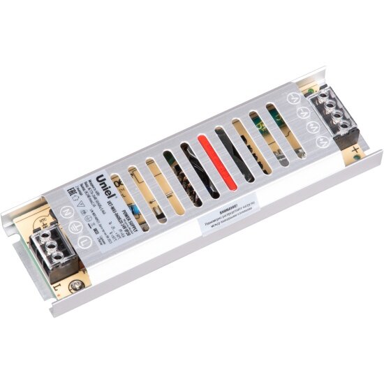 Блок питания ультратонкий Uniel 60Вт UET-WAS-060B20 24V IP20