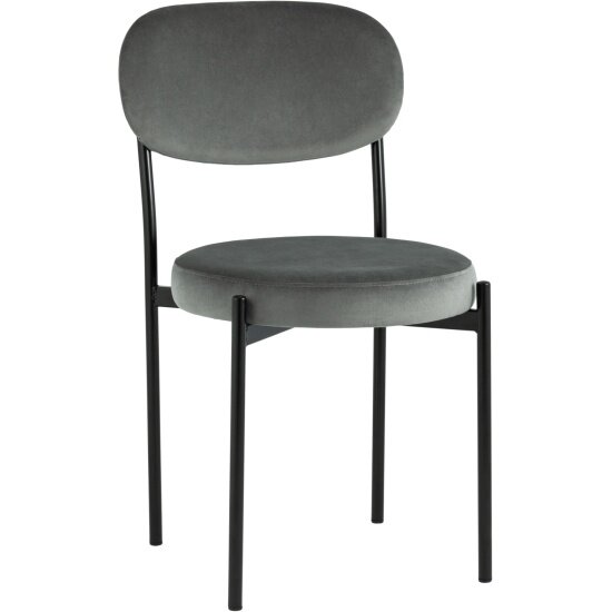 Стул обеденный Stool Group Бриф NEW велюр тёмно-серый