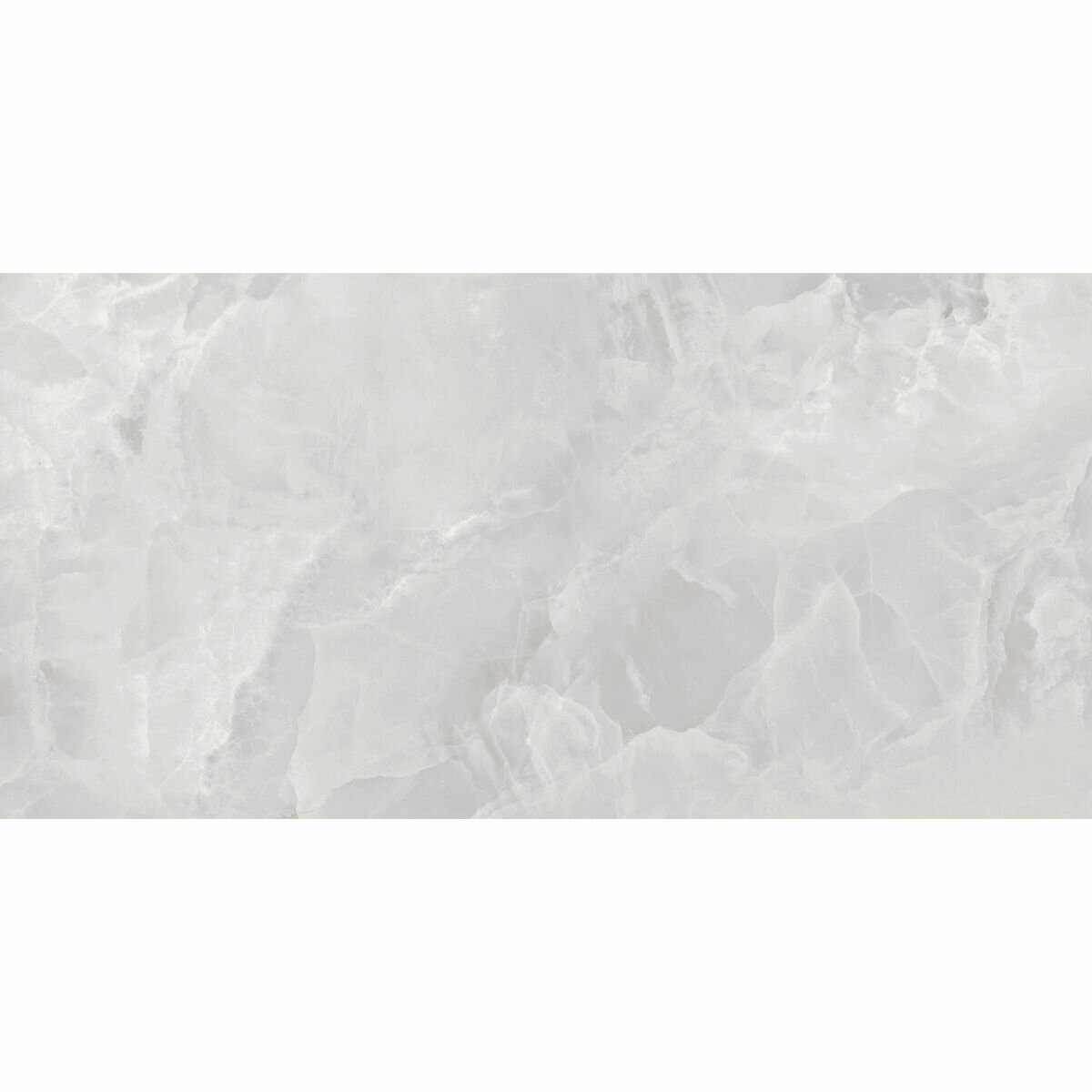 Керамогранит Laparet (Лапарет) Оникс Люкс Сильвер серый 60х120 см полированный матированный