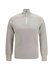 Свитер BRUNELLO CUCINELLI Ribbed-knit half-zip sweater, размер 54, , разноцветны...