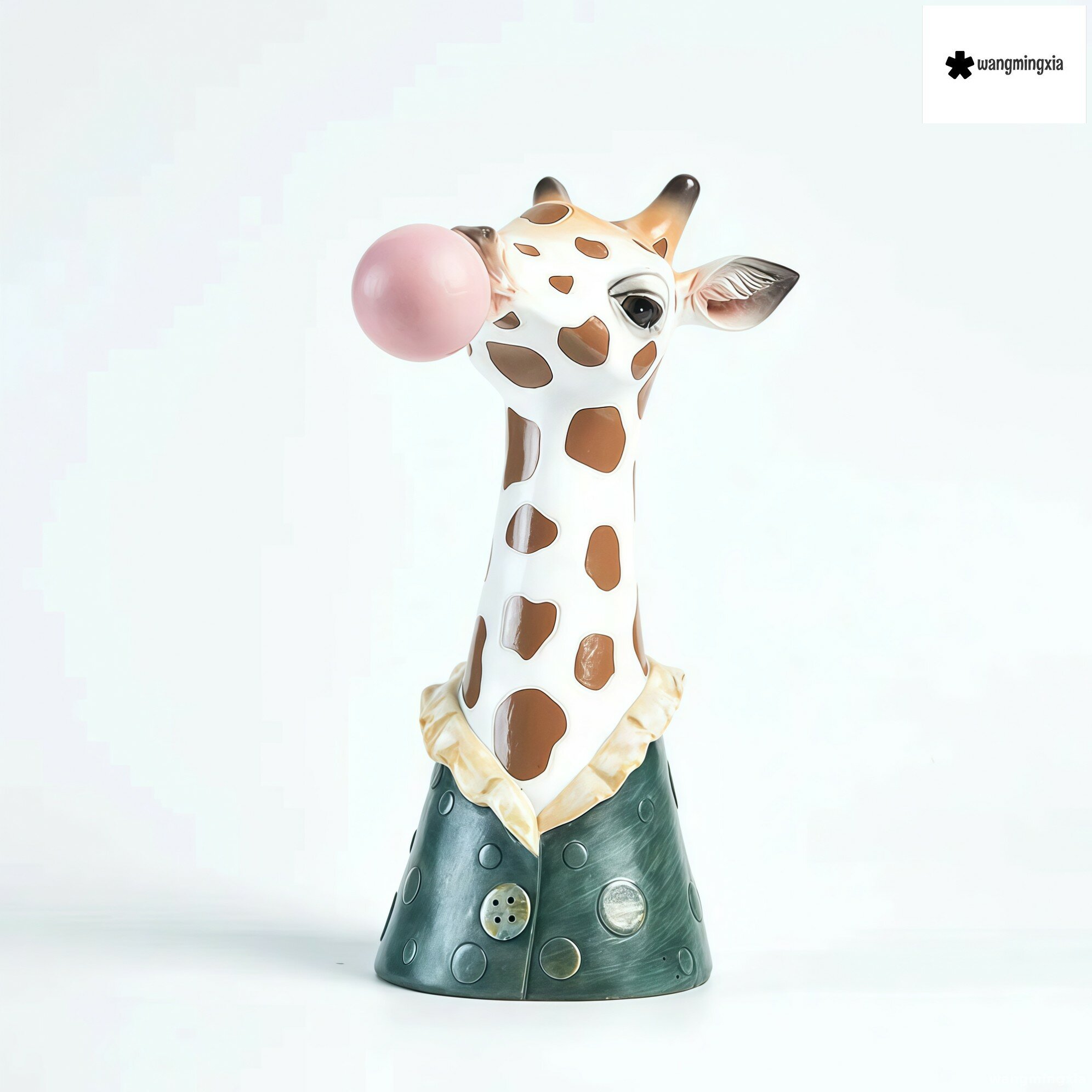 Премиальная ваза Giraffe с зеброй, жирафом из канифоли