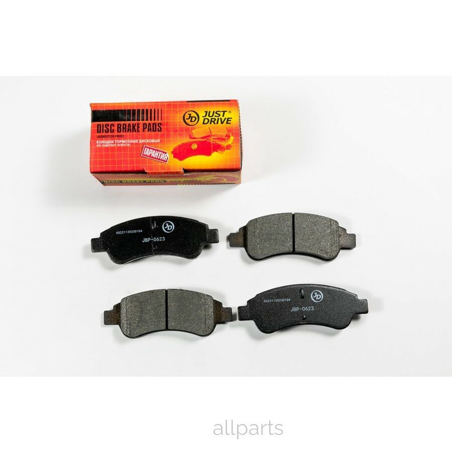 JUST DRIVE JBP0623 Колодки тормозные дисковые, передние