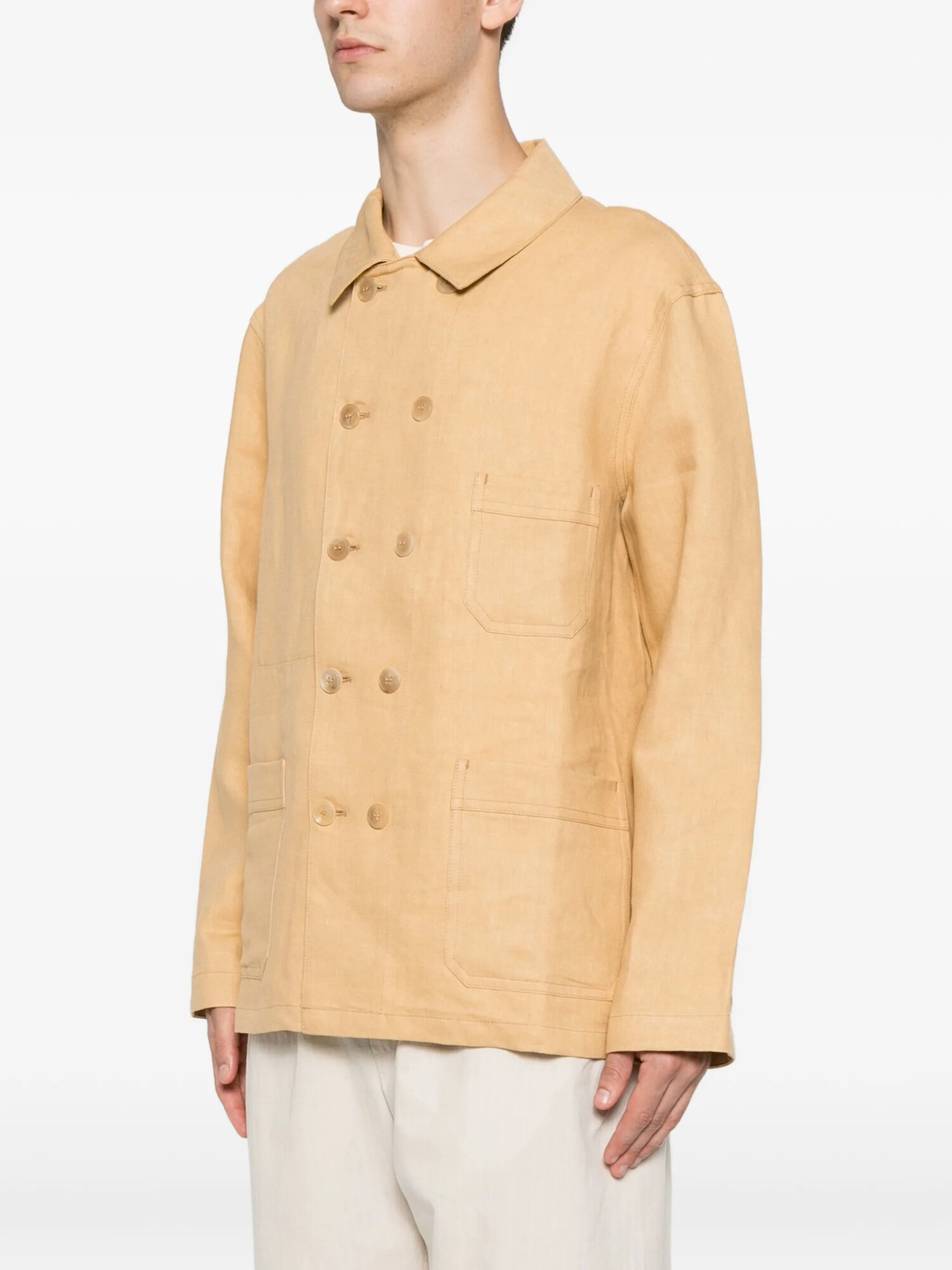 Куртка FORTELA Double-breasted linen jacket, размер 52 — фото 1