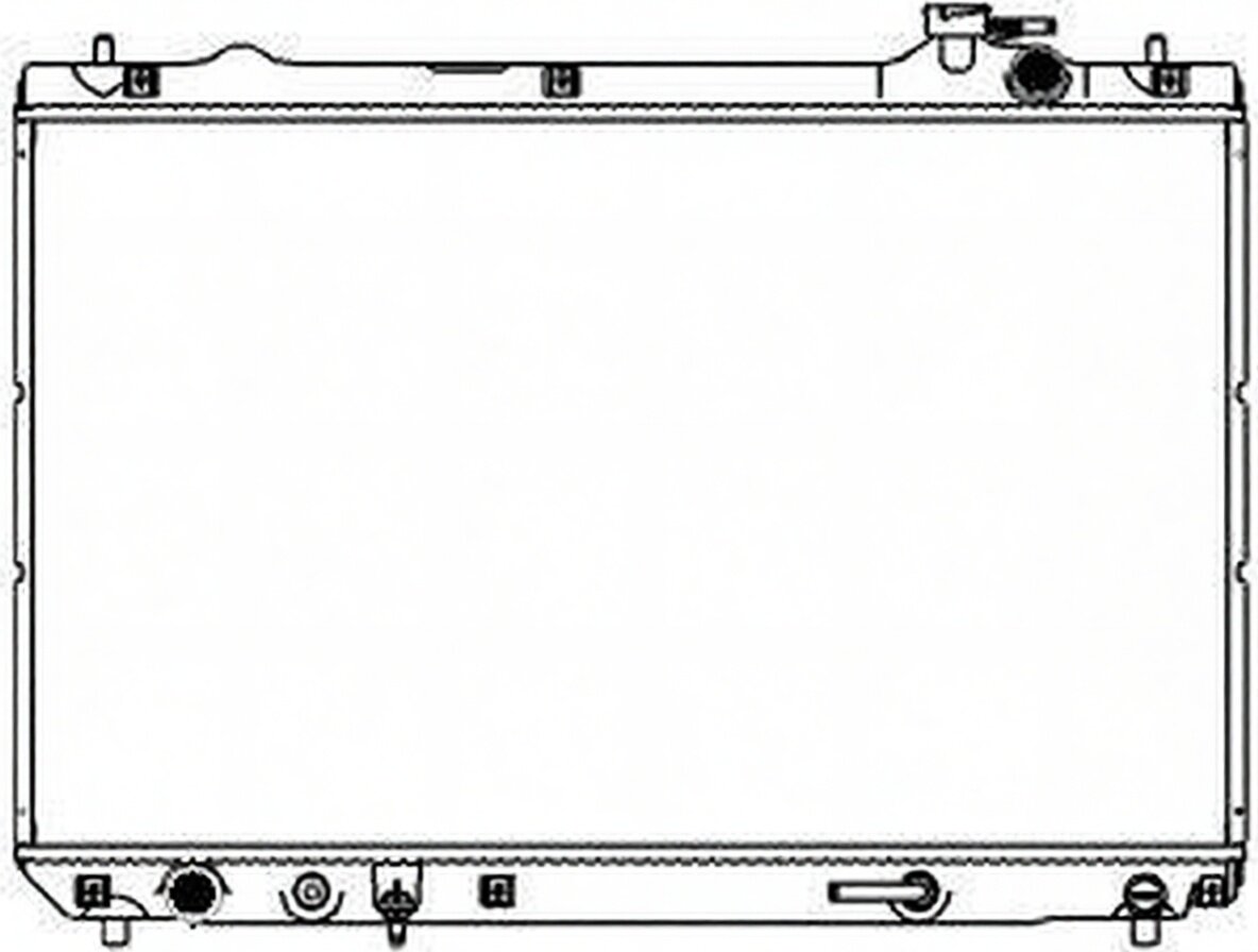 Радиатор LEXUS RX300 98-03, TOYOTA HARRIER 98-03 32711006 Sakura арт. 32711006