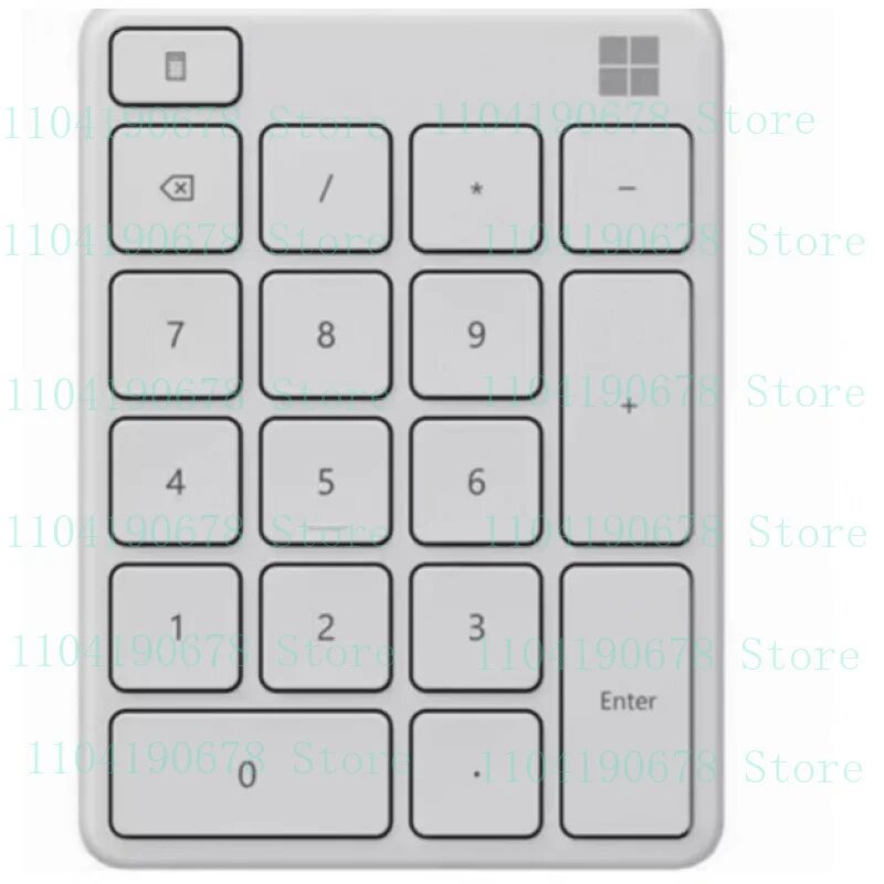 Цифровая клавиатура WYORESY Glacier для Microsoft Черный, black