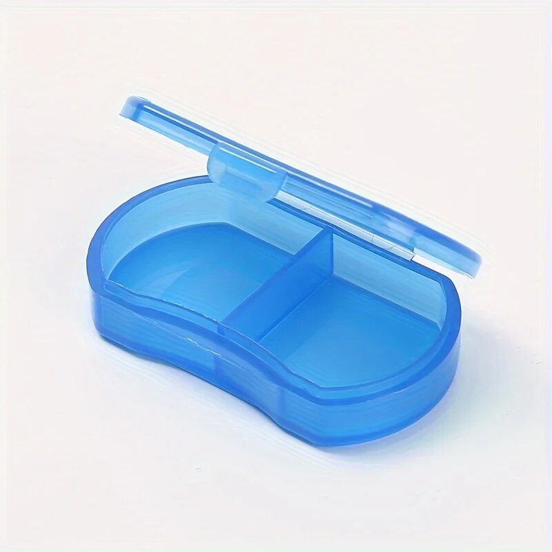 Таблетница мини на 2 отделения, Blue