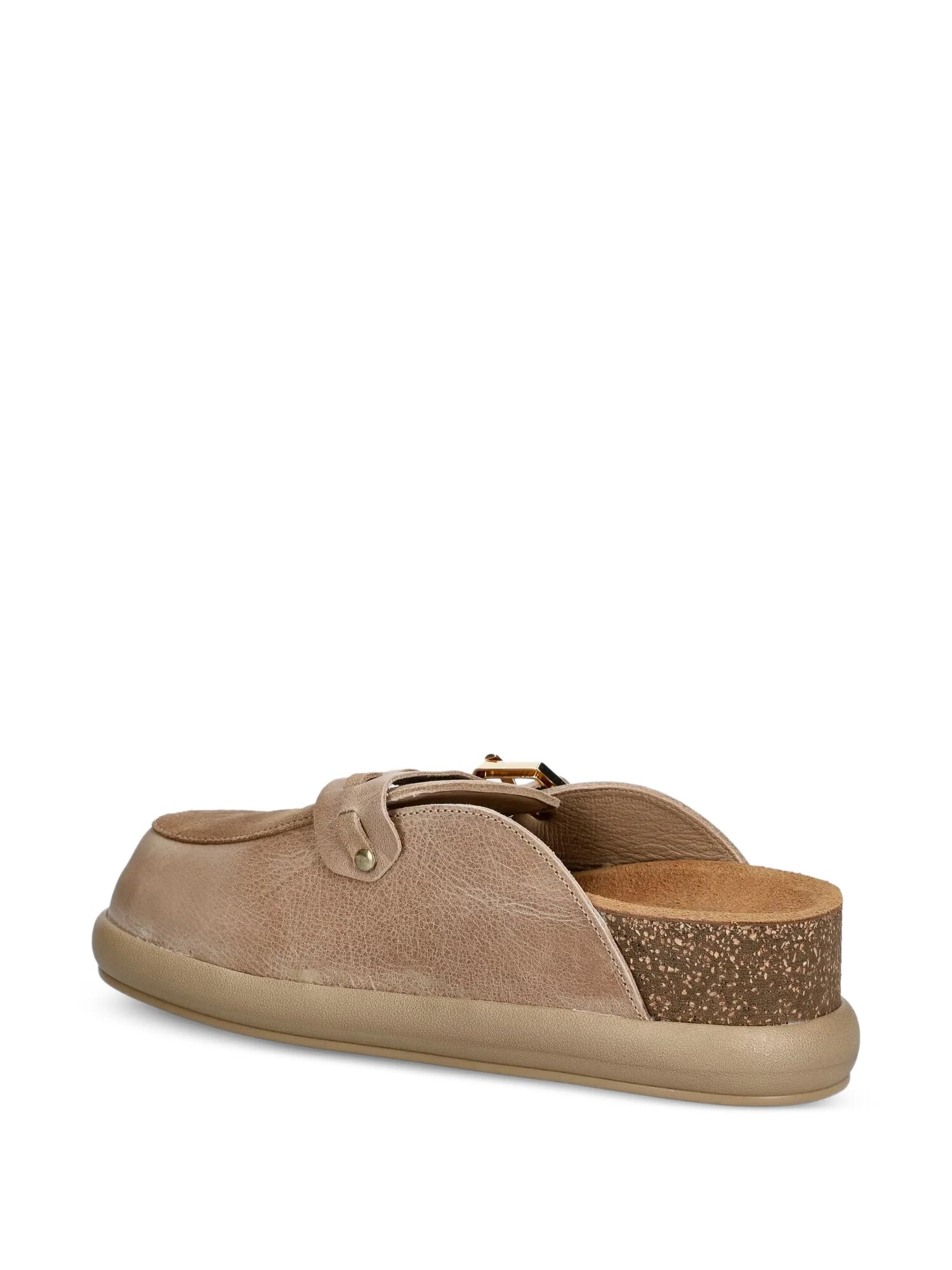 Мюли BOHONOMAD Buckle-fastening leather mules, размер 39, разноцветный — фото 1