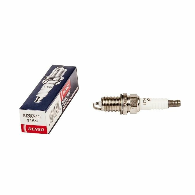Свеча зажигания KJ20CRL11 Denso для Chevrolet Aveo, Honda Civic, CR-V II, A HR-V I , Opel Astra, Corsa C, Corsa D / Денсо для Шевроле Авео, Хонда Цивик, CR-V II, A HR-V I, Опель Астра, Корса С, Корса D