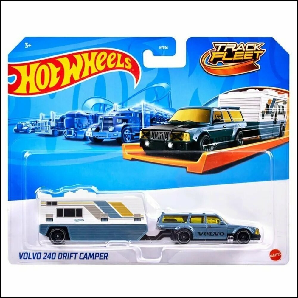 Эксклюзивная модель дрифткемпера Volvo 240 в масштабе 1/64, Mattel Hot Wheels HYT56HVD99