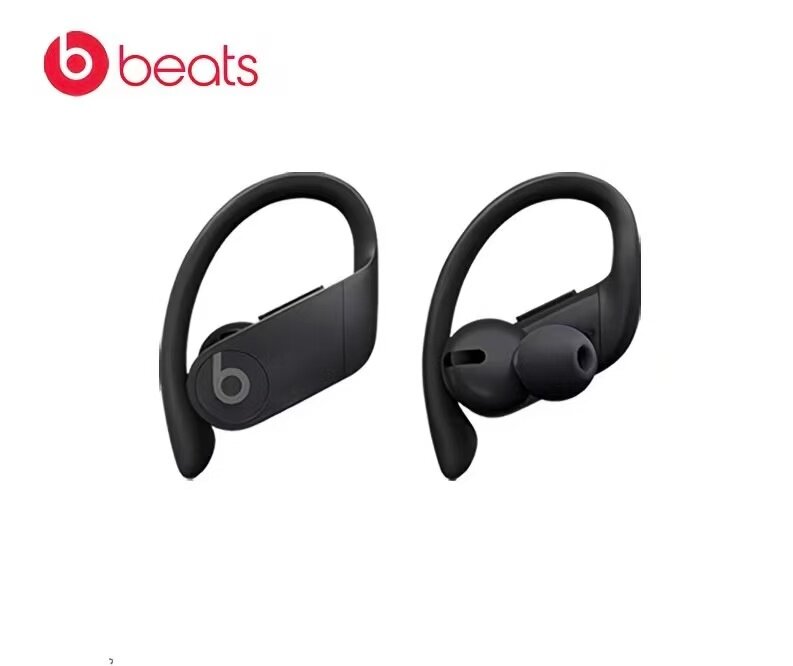 Наушники Beats Power Pro, чёрные, внутриканальные, крепление на ухе, 9 ч автономной работы