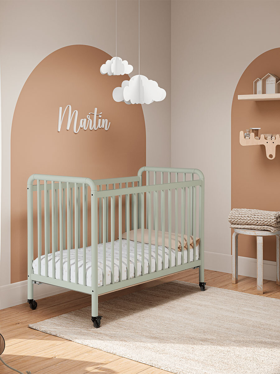 Кровать Micuna Meri 120*60 mint, 5 уровней ложа, дерево, мятный