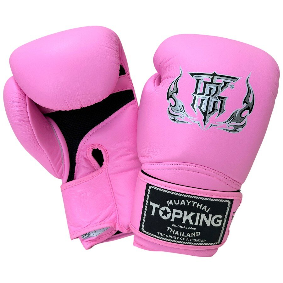 Боксерские перчатки Top King Pink Super Air, 12 унций