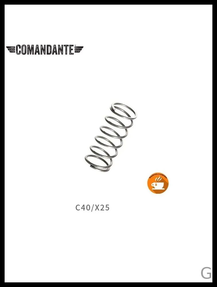 Запчасть для ручной кофемолки Comandante C40, втулка, нержавеющая сталь