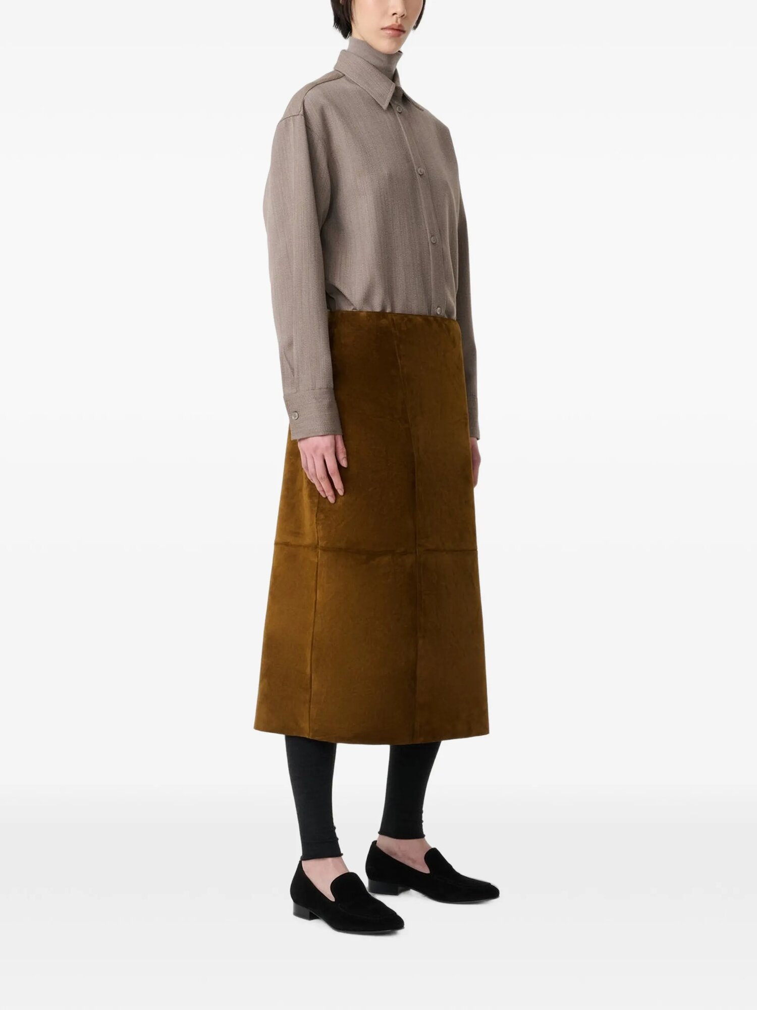 Рубашка Studio Nicholson Rouen box-pleat shirt, размер 6 — фото 1