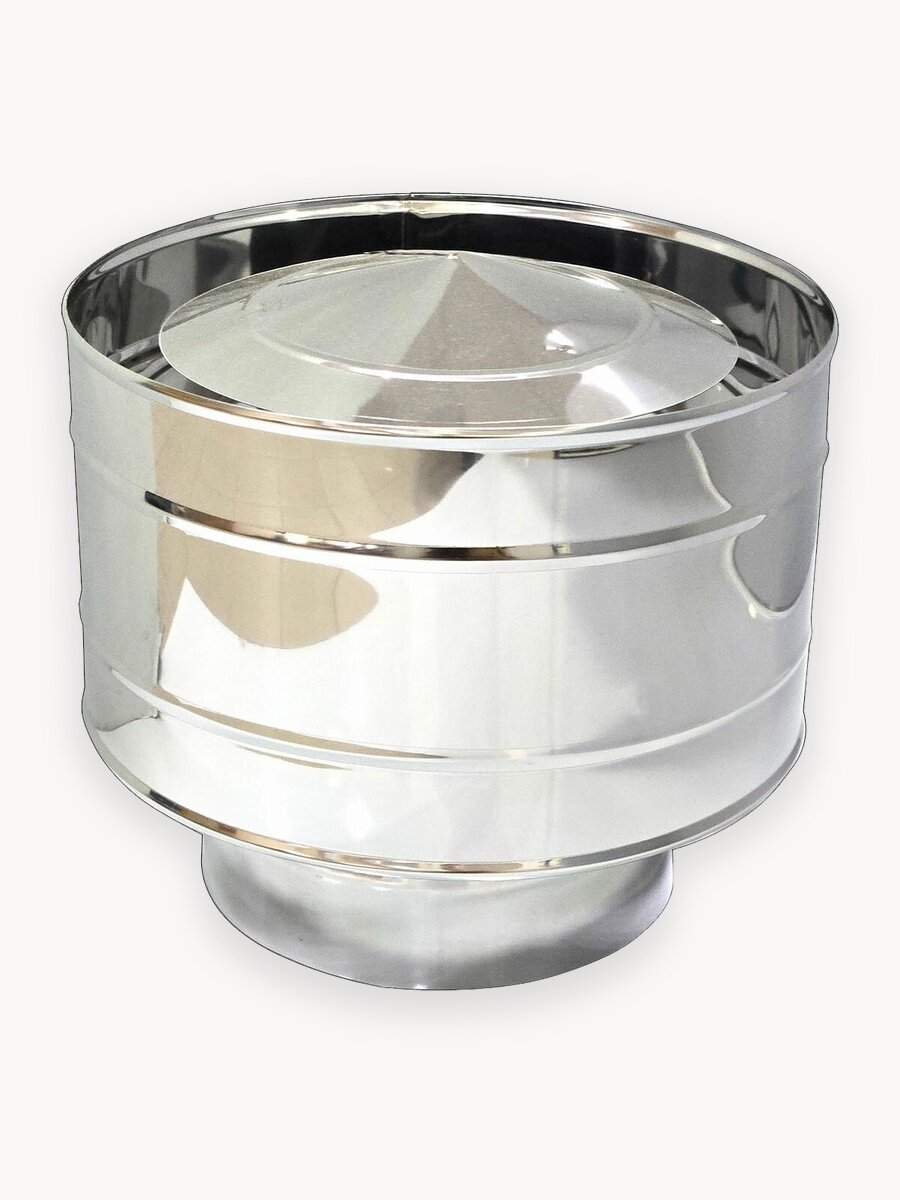 Зонт-дефлектор на трубу сэндвич нерж d150/230