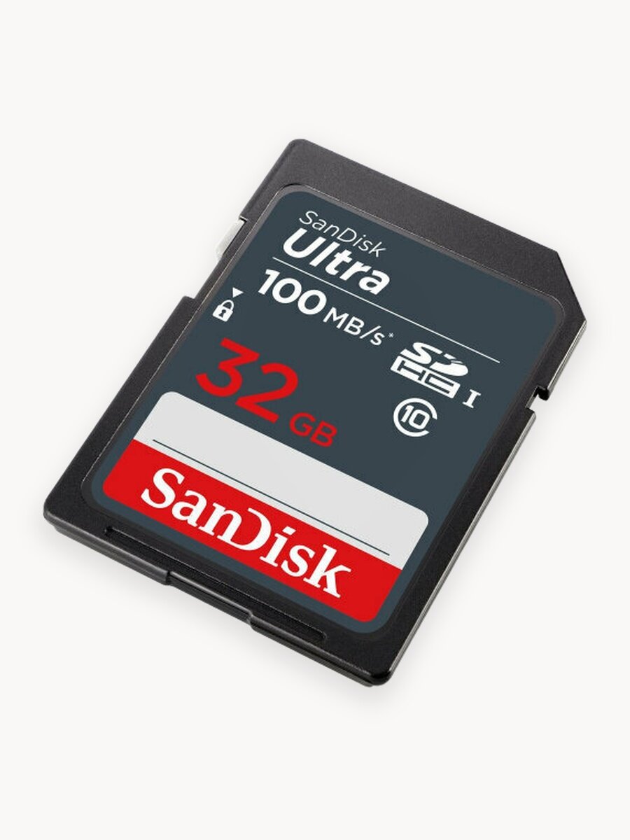 Карта памяти Sandisk 32Gb Ultra SDHC Class 10 UHS-I (100/10 MB/s)