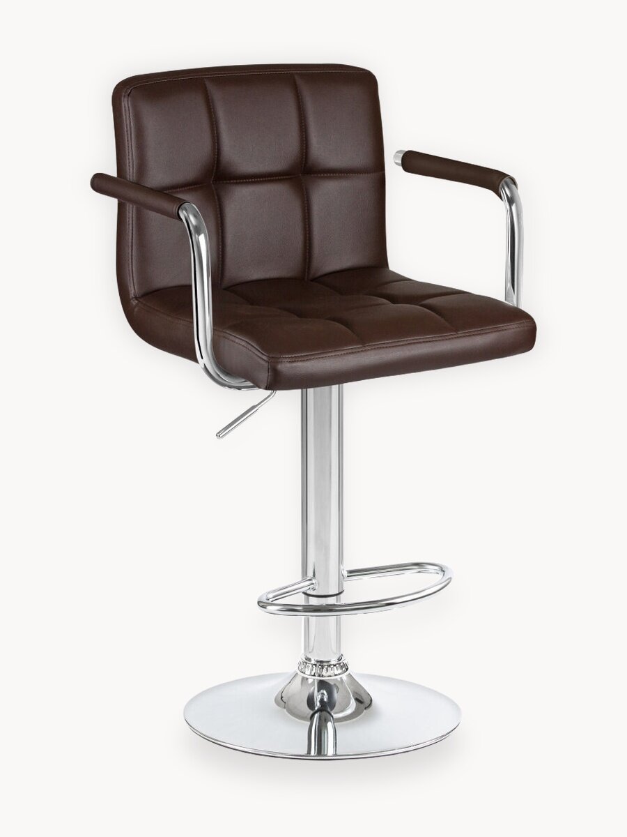 Стул барный DOBRIN KRUGER ARM, LM-5011, коричневый