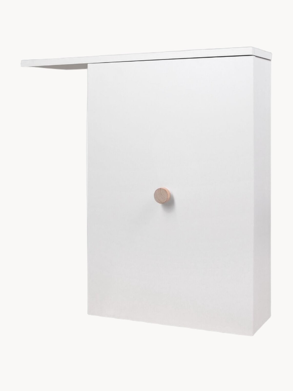 Шкаф-купе навесной универсальный ЛДСП левый/правый Сити белый 40х60 см