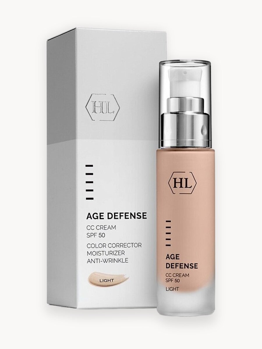 Крем HOLY LAND Корректирующий (светлый) для всех типов кожи CC Cream SPF 50 Light, 50 мл