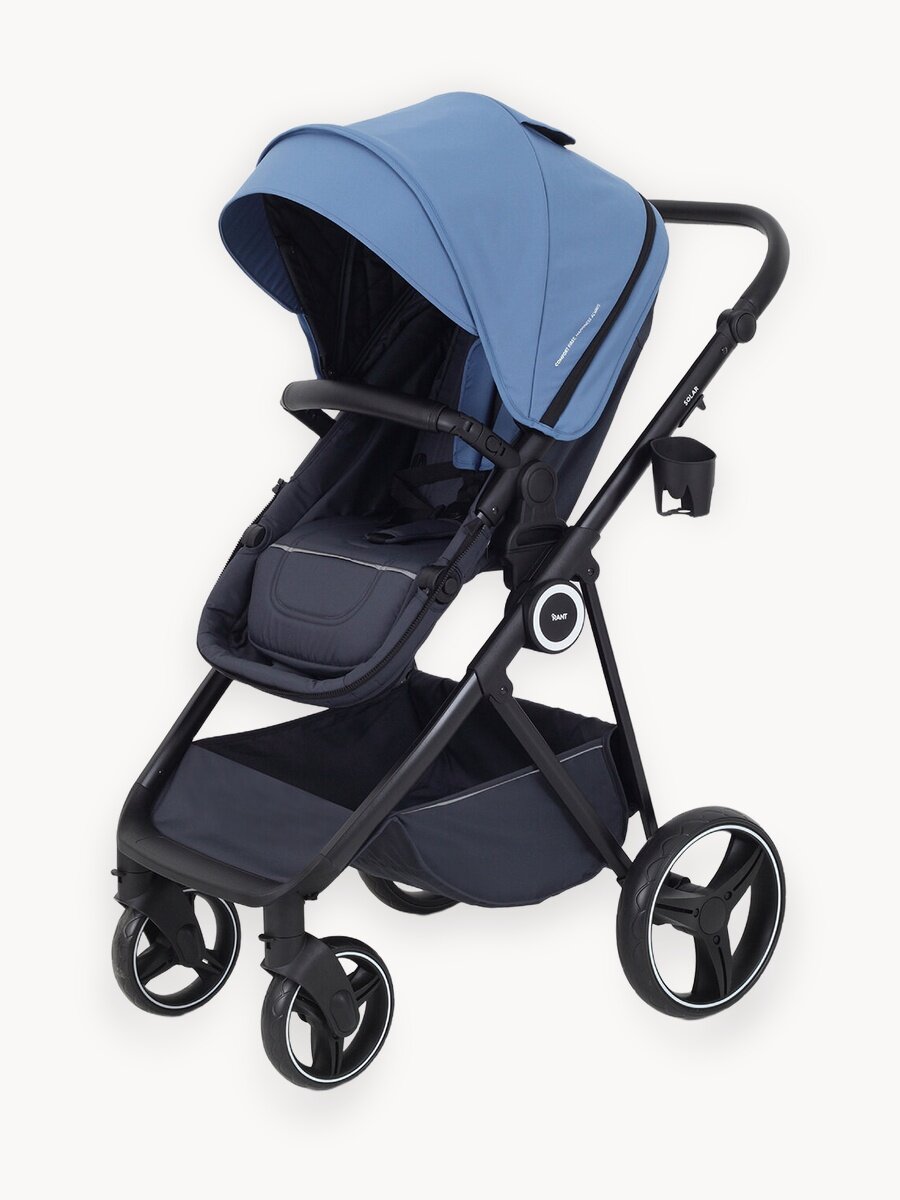 Коляска-трансформер детская всесезонная RANT SOLAR 2 в 1 RA158 Blue