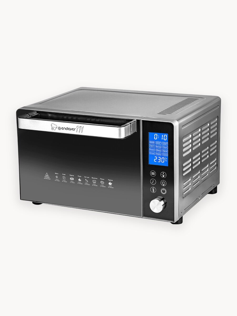 Мини-печь Endever Danko-4039, сенсорное управление, 9 программ, гриль, вертел, 35 л