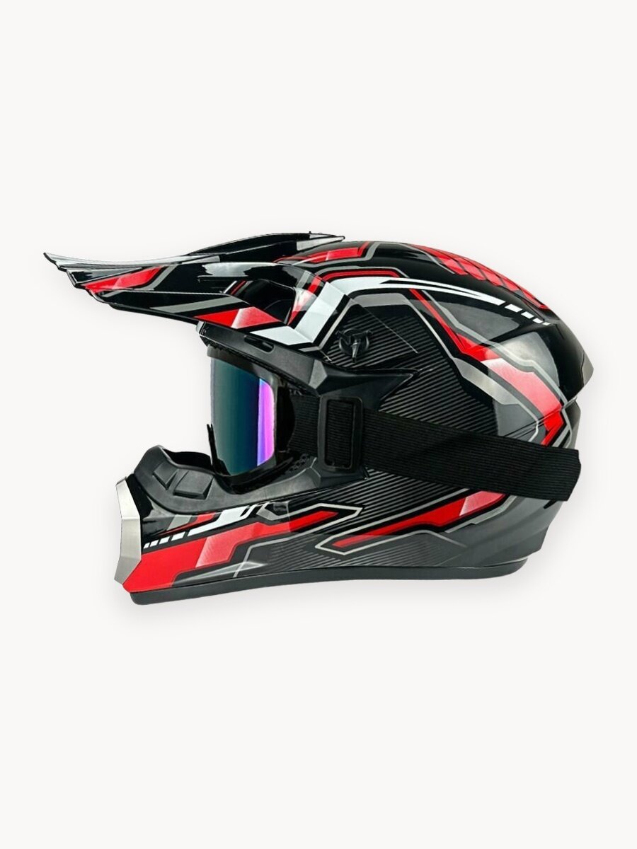 Мотоциклетный шлем для мотокросса одобрен DOT ABS и подходит для взрослых мальчиков и девочек