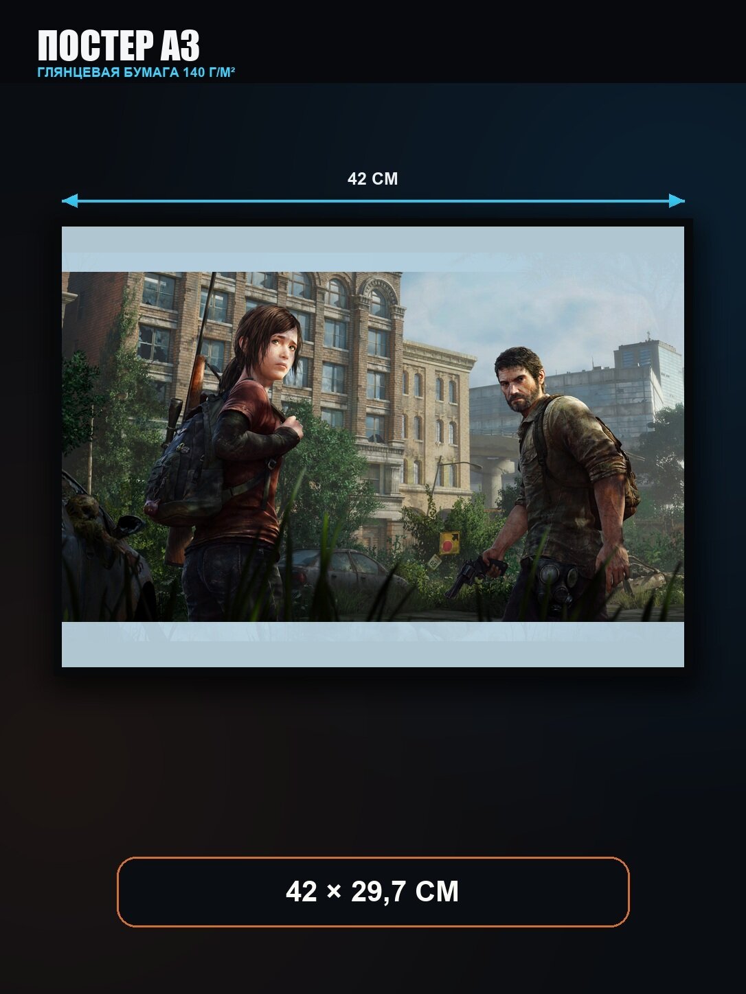 Плакат The Last of Us Хроники — погружение в игровую всел A3