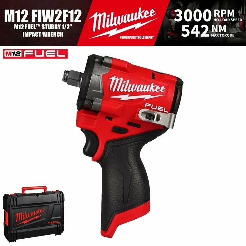Milwaukee M12 FIW2F12/2563 M12 FUEL Stubby 1/2" Ударный гайковерт