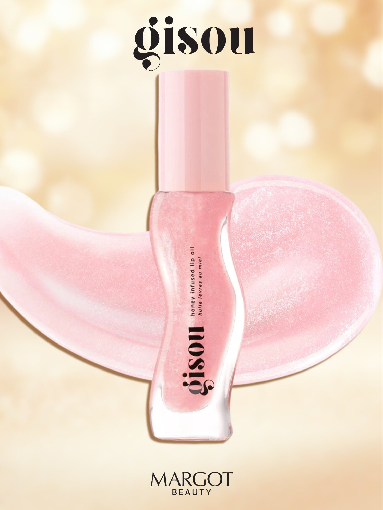 Масло для губ GISOU WATERMELON SUGAR, Honey Infused Lip Oil, 8 мл, оригинал