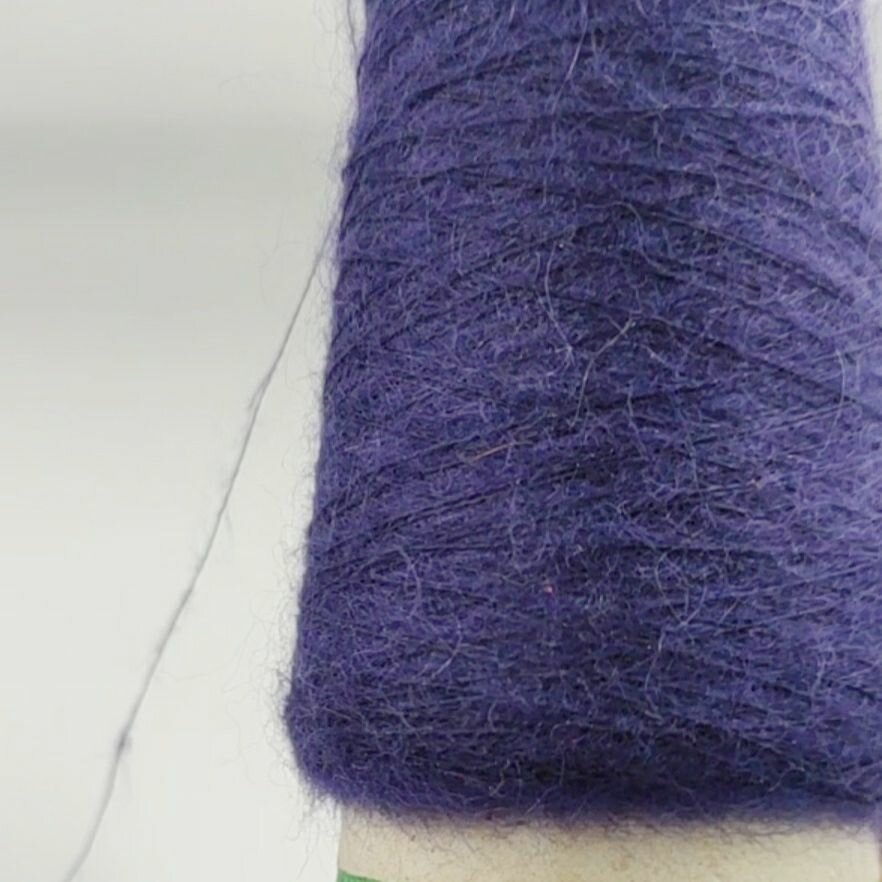 Пряжа кидмохер Кидмерино (100г /1300м) цвет 6026 сине-фиолетовый С3В1
