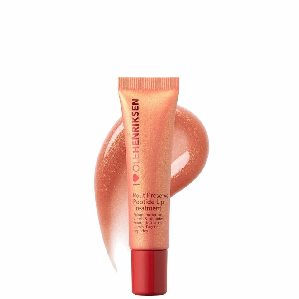 Увлажняющий пептидный бальзам для губ OLE HENRIKSEN Poud Preserve Peptide Lip Treatment-STRAWBERRY SORBET GLIMMER 12ml
