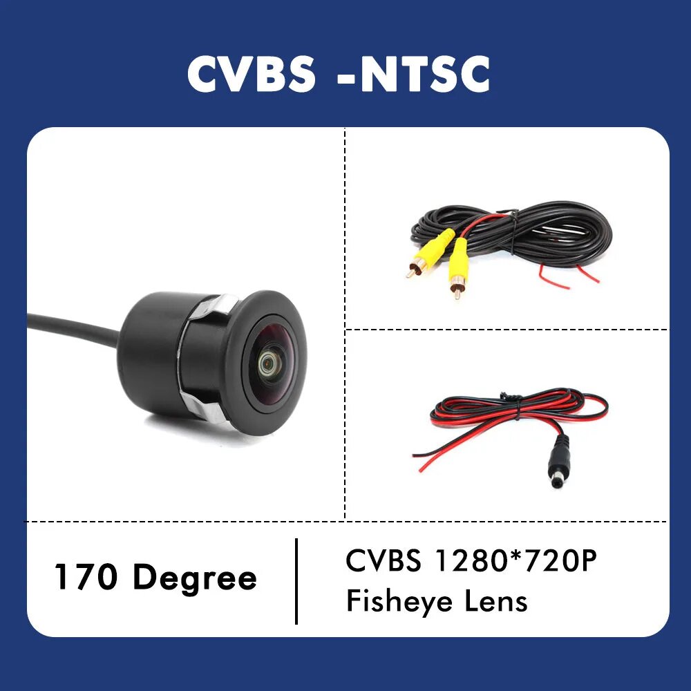 SMARTOUR 4K AHD 1080P Автомобильная универсальная камера заднего вида с визуальным углом Автомобильная камера заднего вида Кабельная камера IP68 Водонепроницаемая камера ночного видения, CVBS 720P