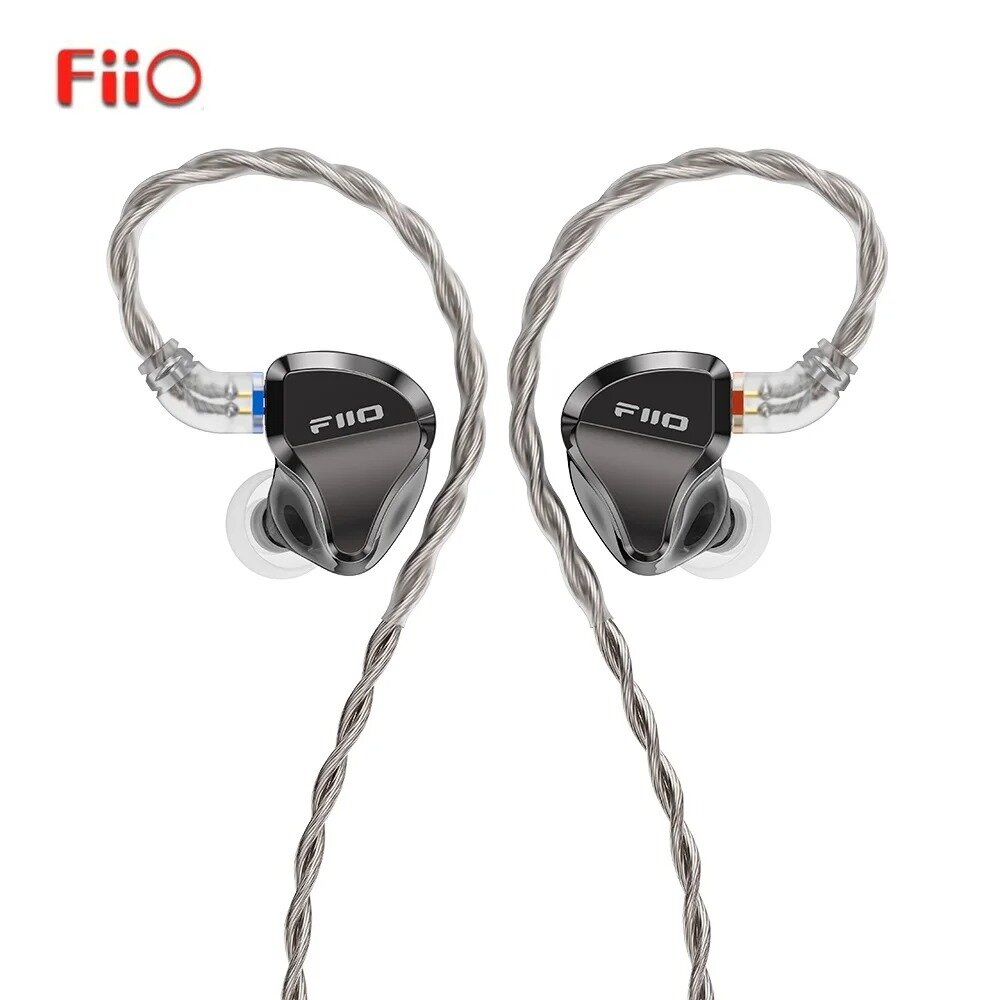 FiiO JH5 Гибридные наушники-вкладыши Hi Fi Stereo с 5 драйверами 1DD + 4BA Hybrid