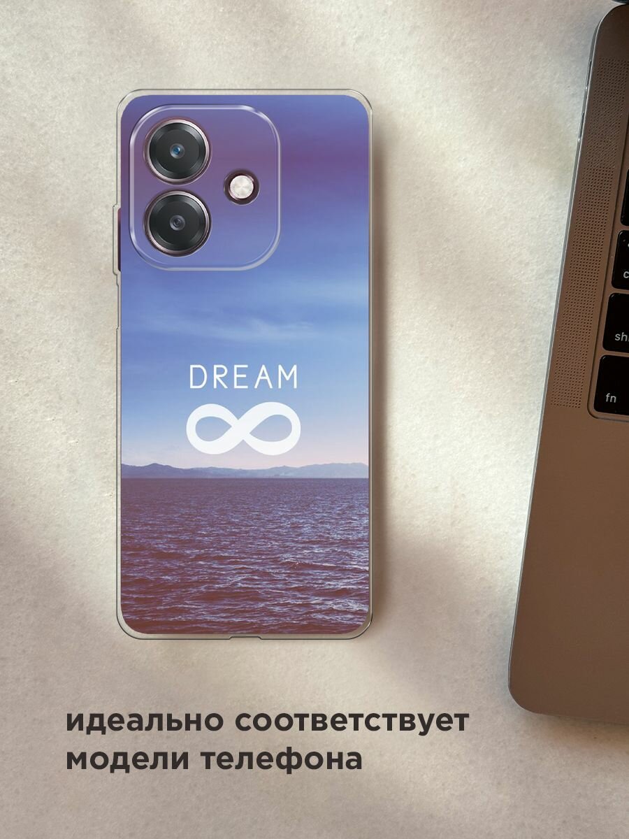 Чехол на Oppo A3/A3x / Оппо А3/A3x с принтом "Dream бесконечность" — фото 1
