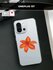 Чехол на OnePlus 13T / Ван Плас 13Т с принтом "Оранжевый цветок", прозрачный