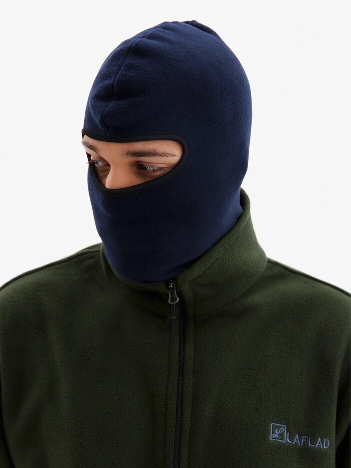 Маска-балаклава, флис, размер универсальный, синяя